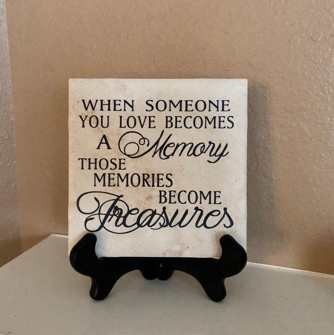 6x6 Memories Become Treasures Tile – Jenniferscraftcorner
