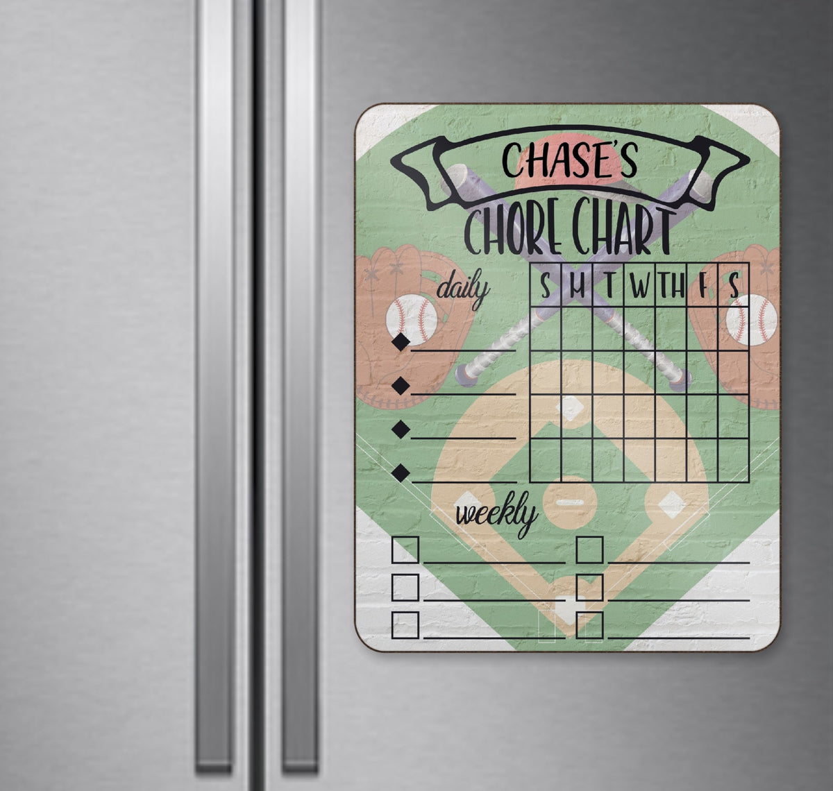 Boys & Girls Baseball Chore Chart – Jenniferscraftcorner